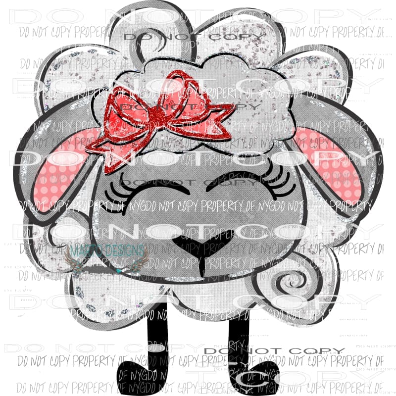 martodesigns - Ewe Lamb - Valentines Day Love Sublimation