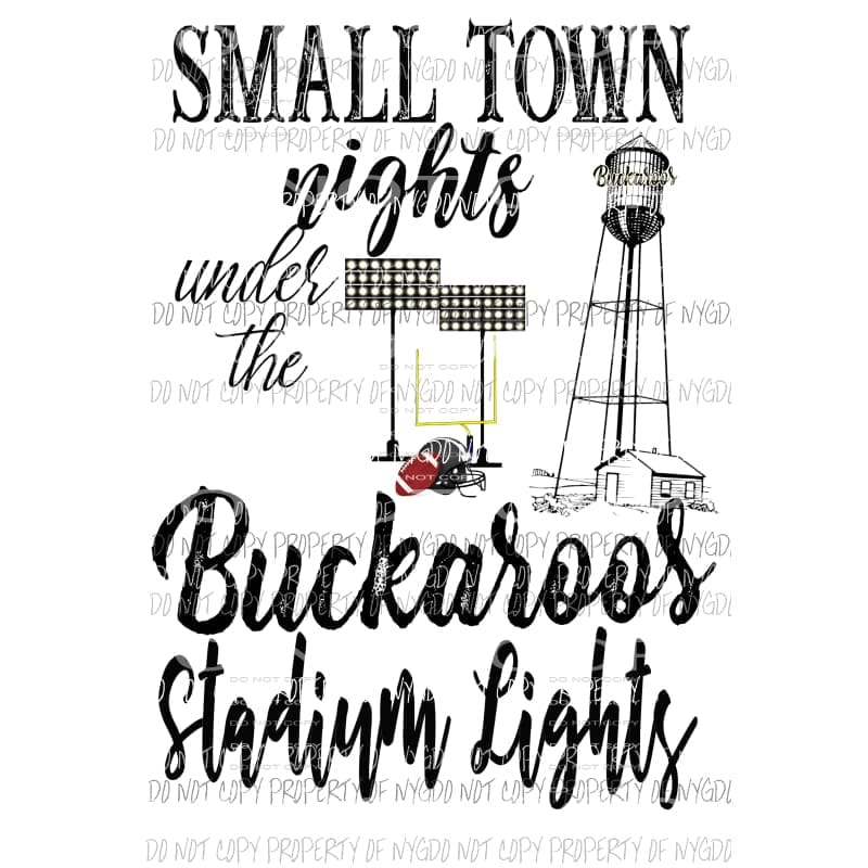 martodesigns - Buckaroos Black Custom Small town nights