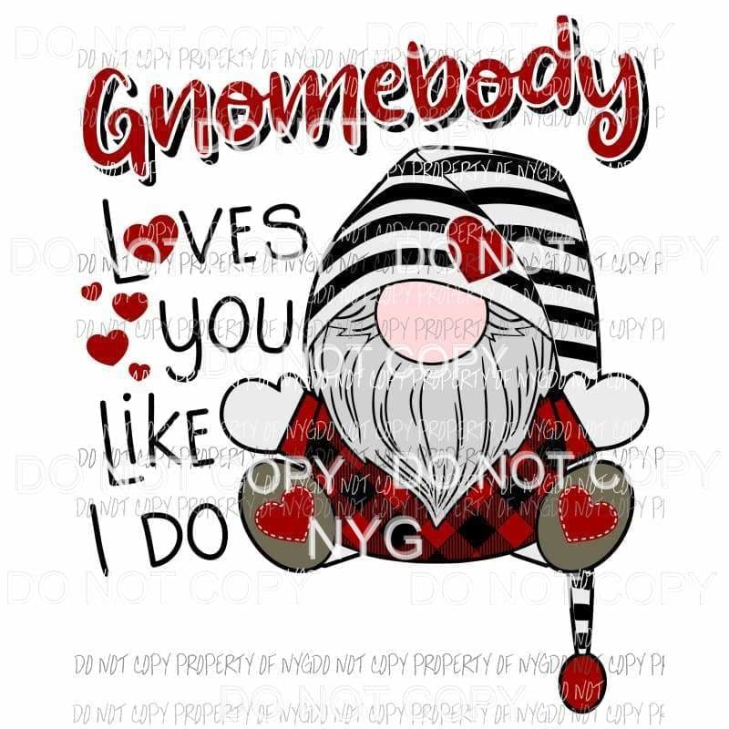 martodesigns - Gnomebody Loves You Like I Do grey beard red