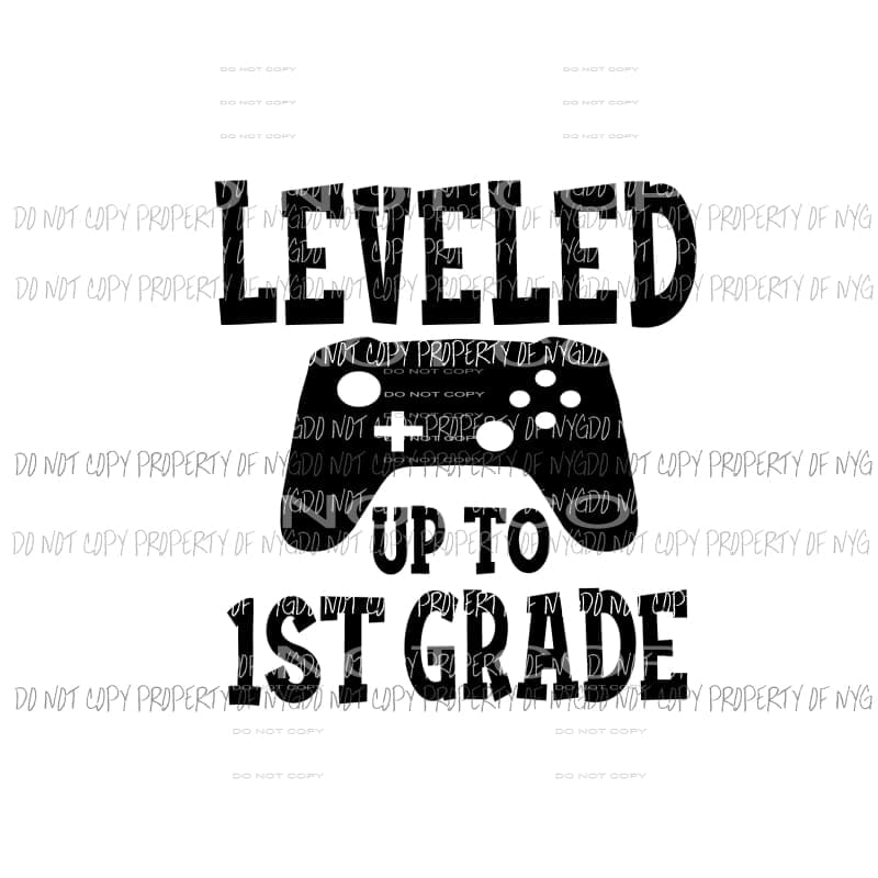 martodesigns - Leveled Up to 1st Grade game controller