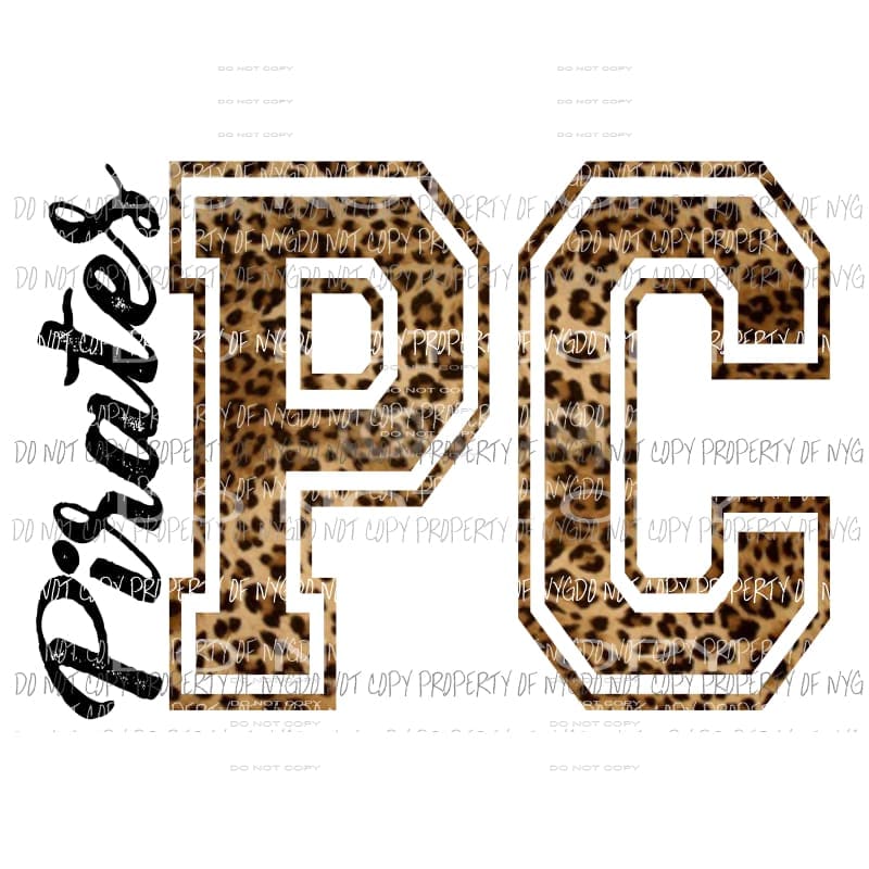 martodesigns - PC Pirates leopard school Sublimation