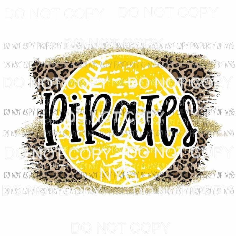 martodesigns - Pirates baseball leopard Sublimation