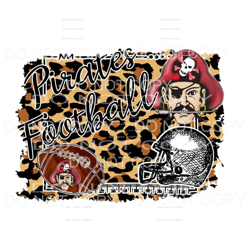 martodesigns - Pirates Football Leopard Sublimation