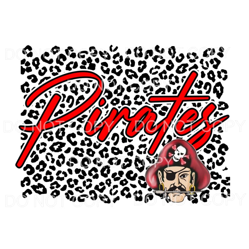 martodesigns - PIRATES LEOPARD # 442 Sublimation transfers