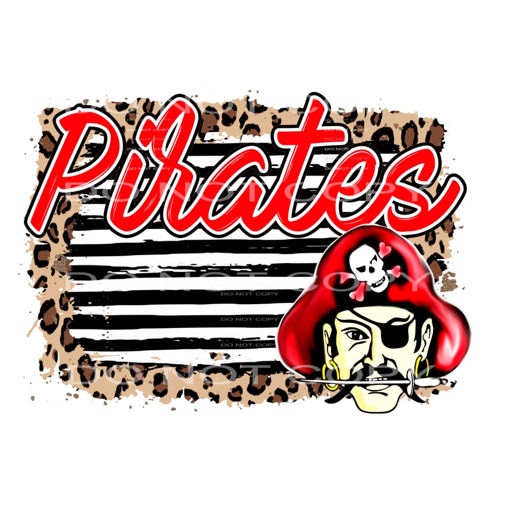 martodesigns - PIRATES leopard black stripe # 9935