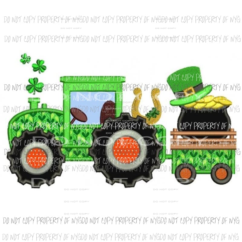 martodesigns - St Patricks day Tractor #2 Sublimation