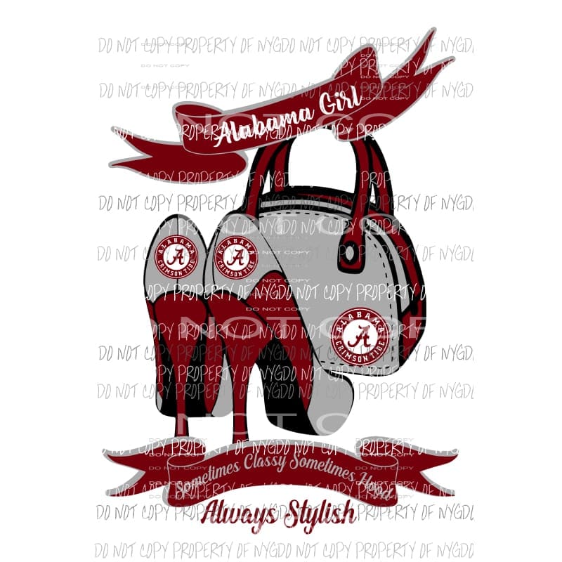martodesigns - Alabama Heels Sublimation transfers