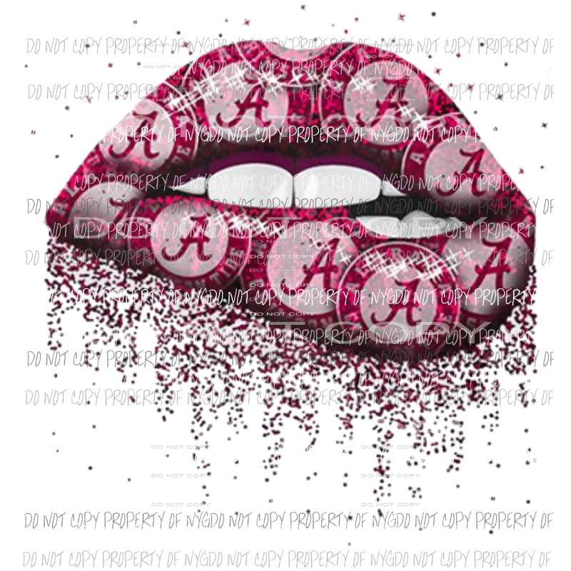 martodesigns - Alabama Lips Sublimation transfers