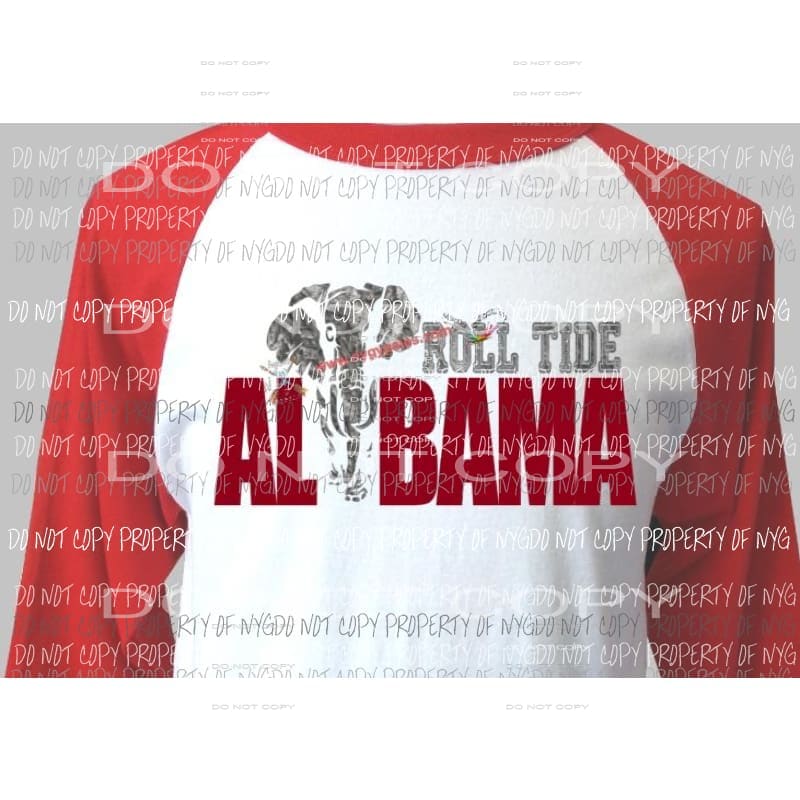 martodesigns - Alabama Roll Tide Sublimation transfer Adult