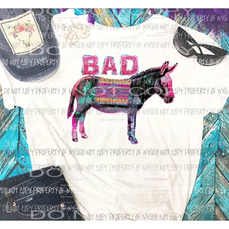 martodesigns - Bad Ass donkey Sublimation transfers