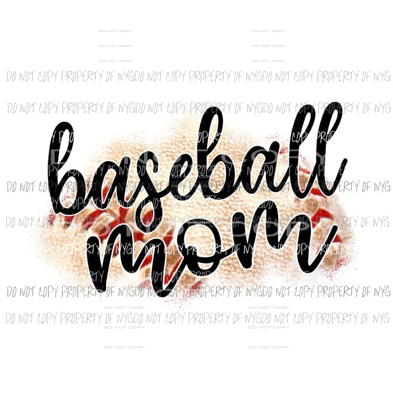 martodesigns - baseball mom splash Sublimation transfers