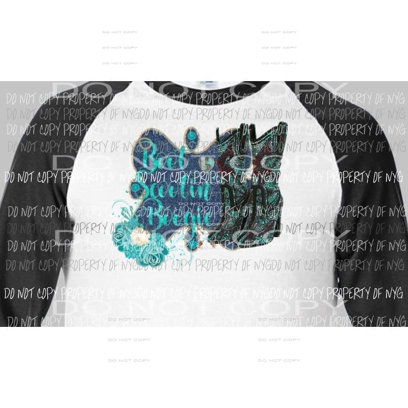 martodesigns - Boot Scootin’ Boogie sublimation transfer