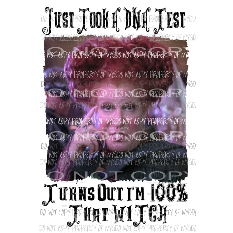 martodesigns - DNA Hocus Pocus witch Digital File
