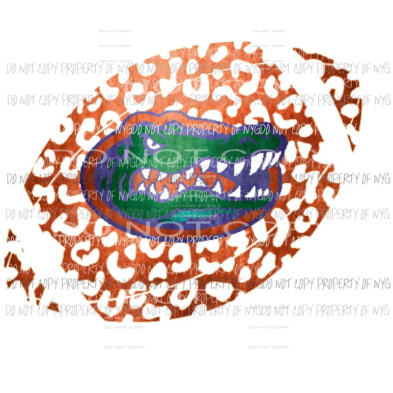martodesigns - Florida Gators Leopard Football Sublimation