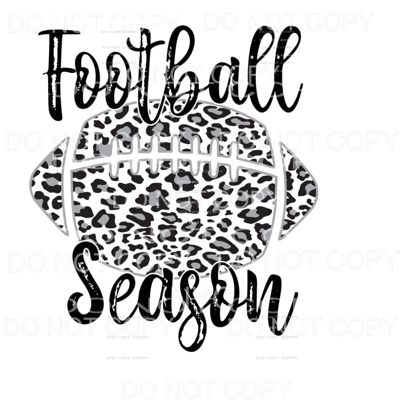 martodesigns - Football Season Leopard Football Sublimation