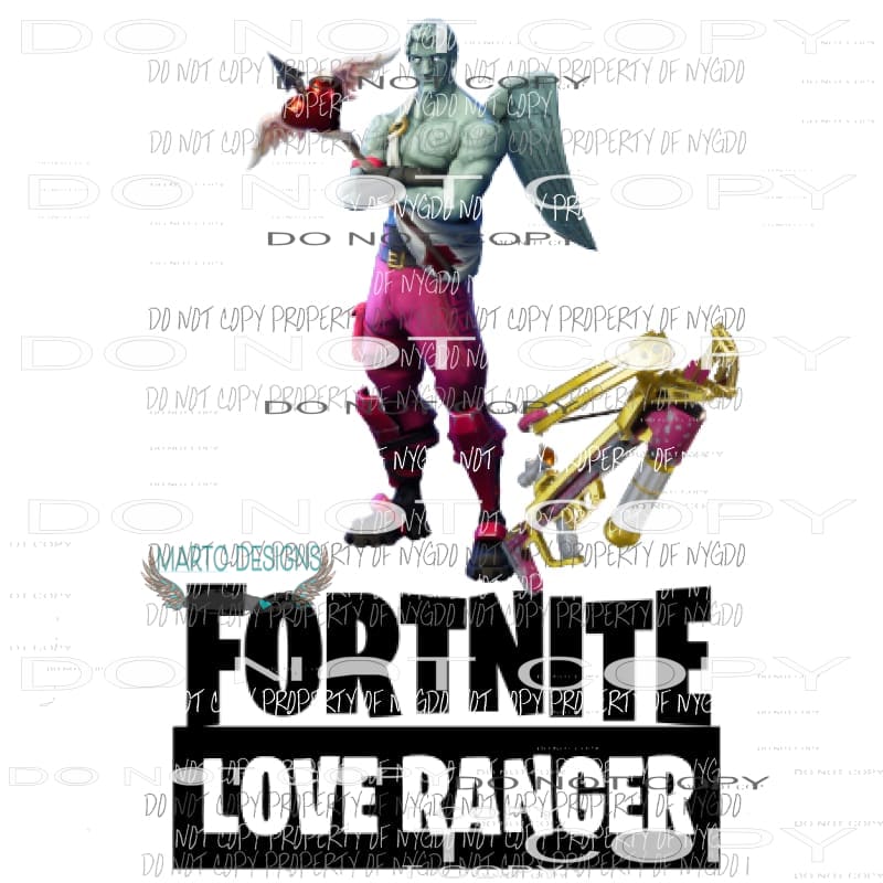 martodesigns - Fortnite Love Ranger Sublimation transfers