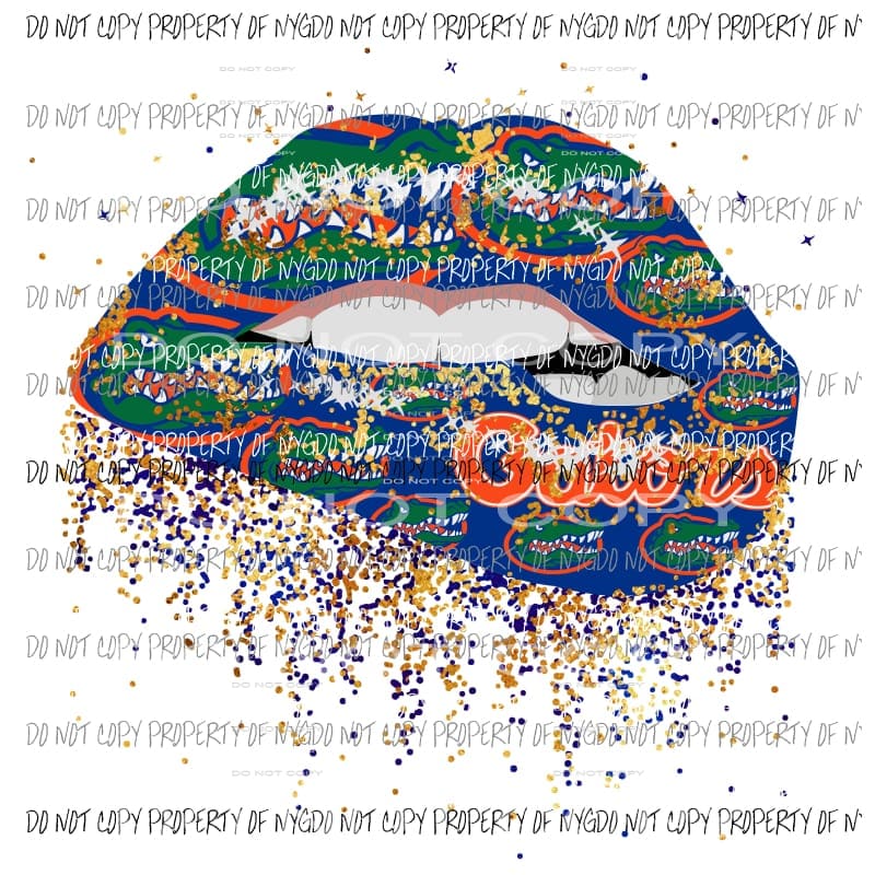martodesigns - Gators Lips Sublimation transfers