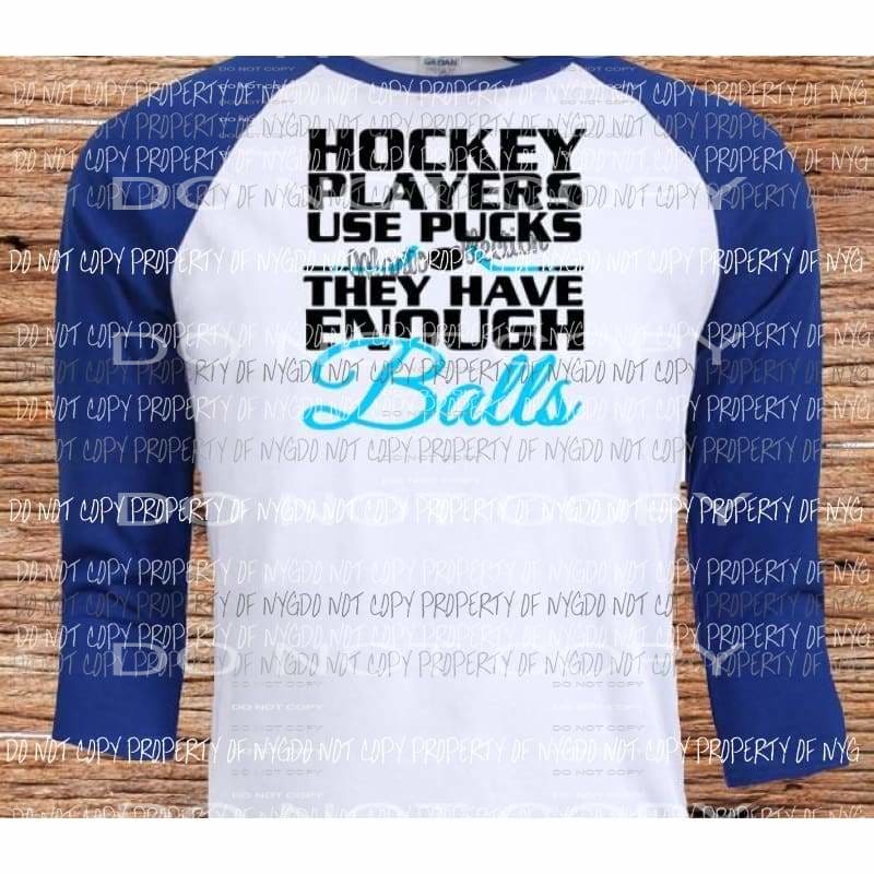 martodesigns - Hockey players us pucks they have enough