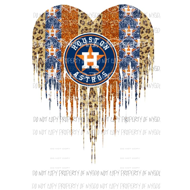martodesigns - Houston Astros Heart Paint Pallet # 2