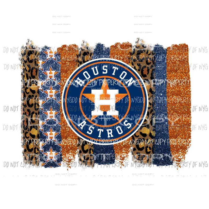 martodesigns - Houston Astros Paint Pallet # 3 Sublimation