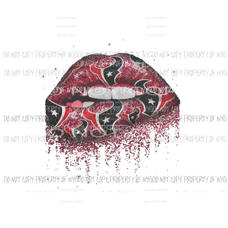 martodesigns - Houston Texans Lips Sublimation transfers