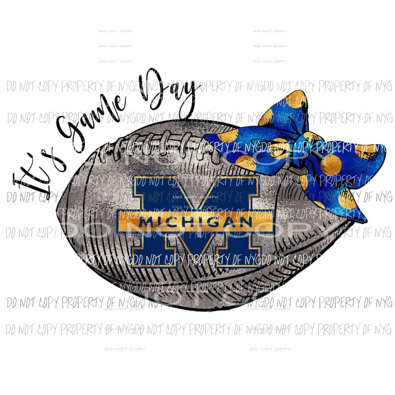 martodesigns - its game day michigan Sublimation transfers