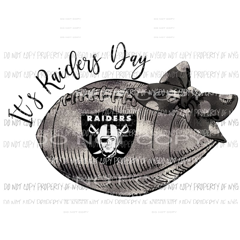 martodesigns - its raiders day Sublimation transfers