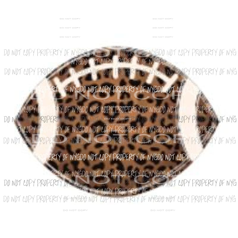 martodesigns - leopard football sublimation transfers