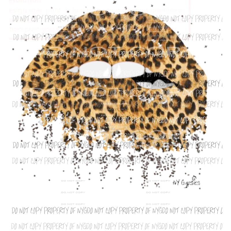 martodesigns - Leopard Lips # 1 Sublimation transfers