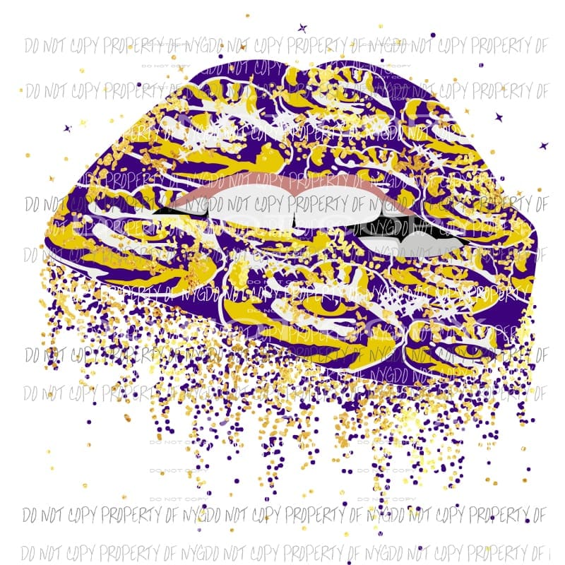 martodesigns - lsu lips 2 sublimation transfers