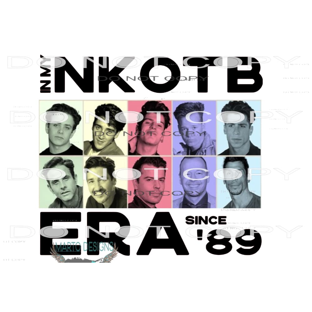martodesigns - NKOTB 1 Sublimation transfers