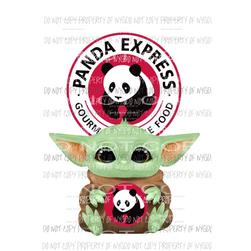 martodesigns - panda express yoda Sublimation transfers