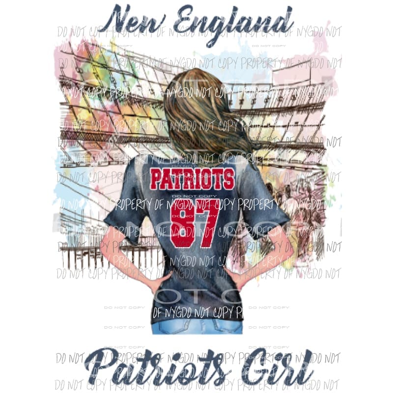 martodesigns - Patriots Girl 2 stadium Sublimation transfers