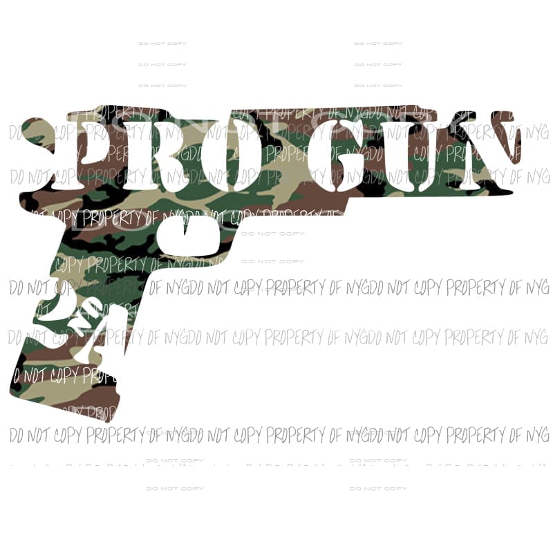 martodesigns - Pro Gun #2 camo Sublimation transfers