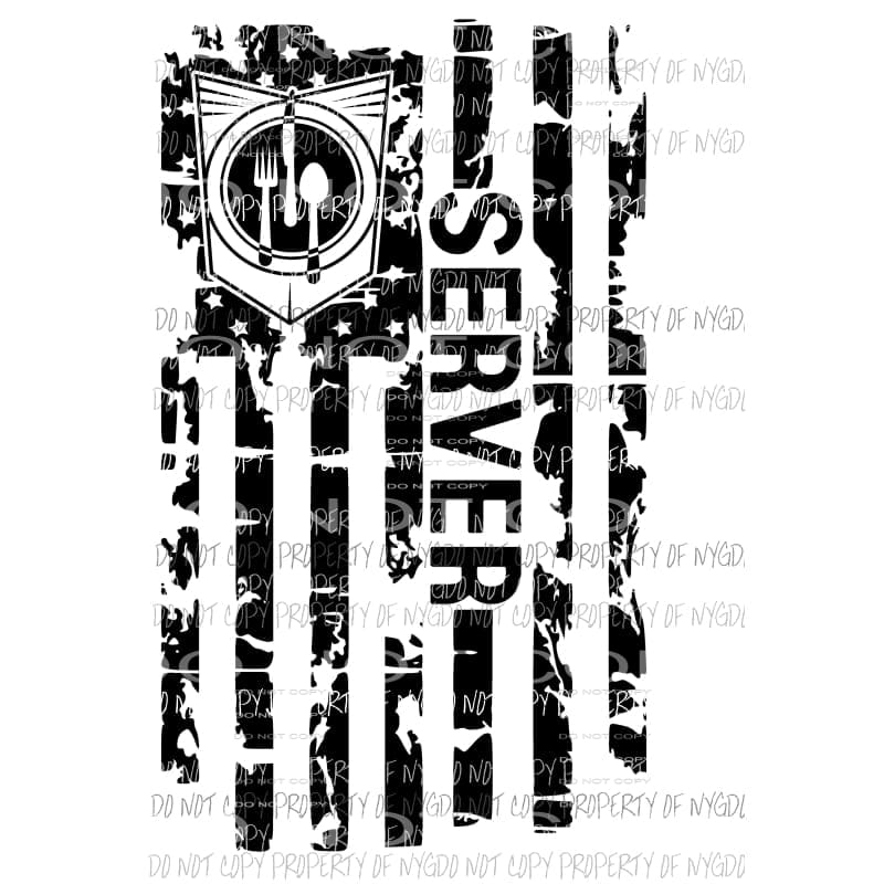 martodesigns - Server Flag Sublimation transfers