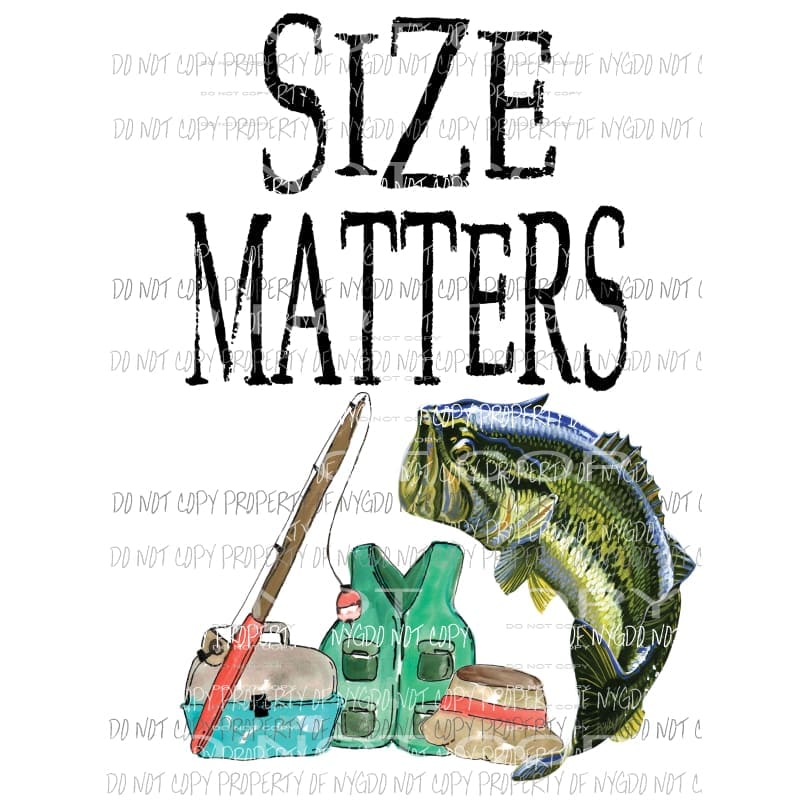 martodesigns - Size Matters fishing pole tackle fish