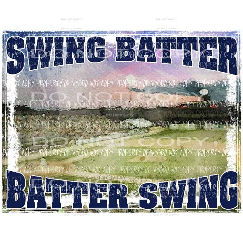 martodesigns - Swing Batter Batter Swing baseball stadium