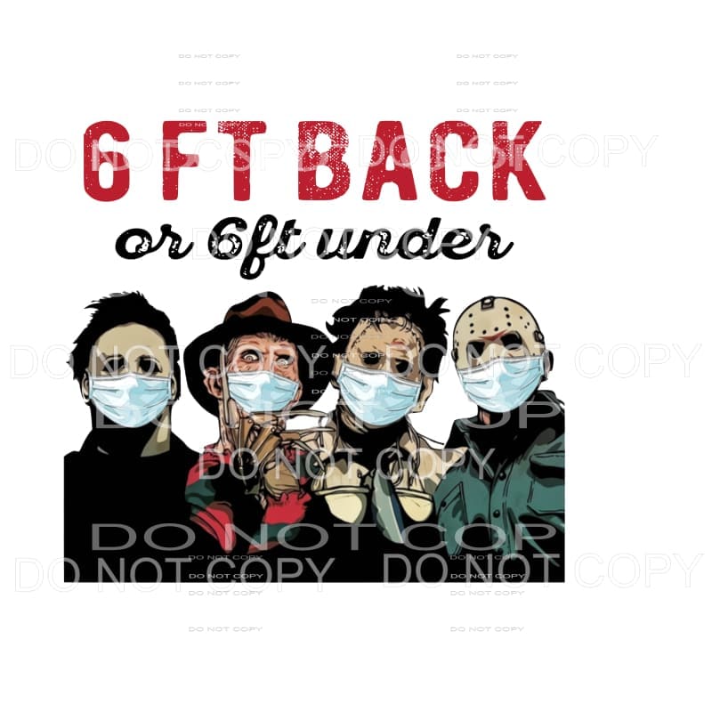 martodesigns - 6 feet back 6 feet under horror # 1 HORROR