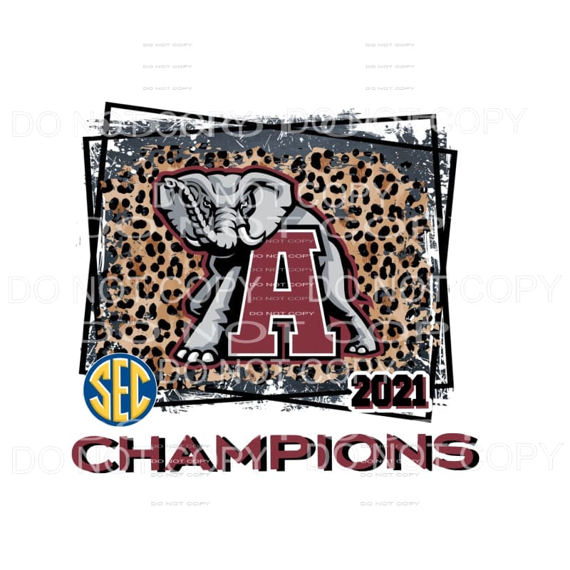 martodesigns - Alabama SEC 2021 #9452 Sublimation transfers