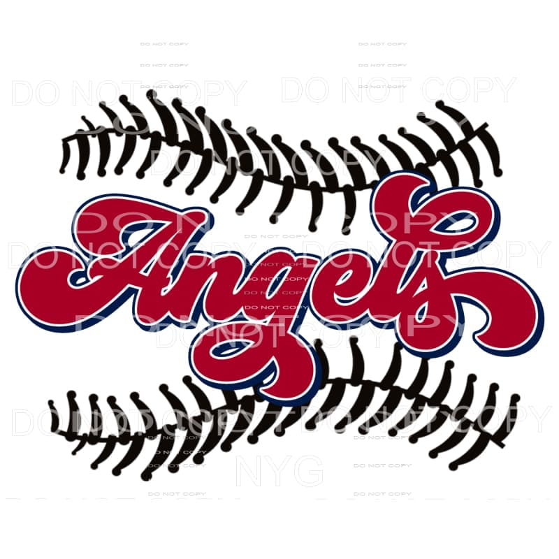 martodesigns - Angels Baseball Los Angeles Sublimation