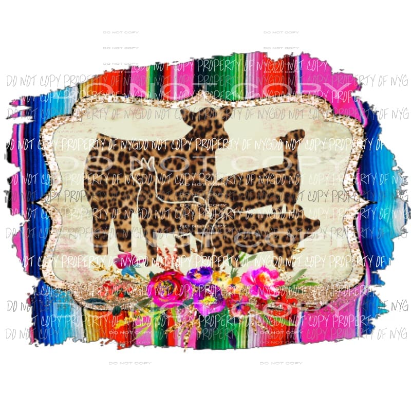 martodesigns - Animals serape background Sublimation