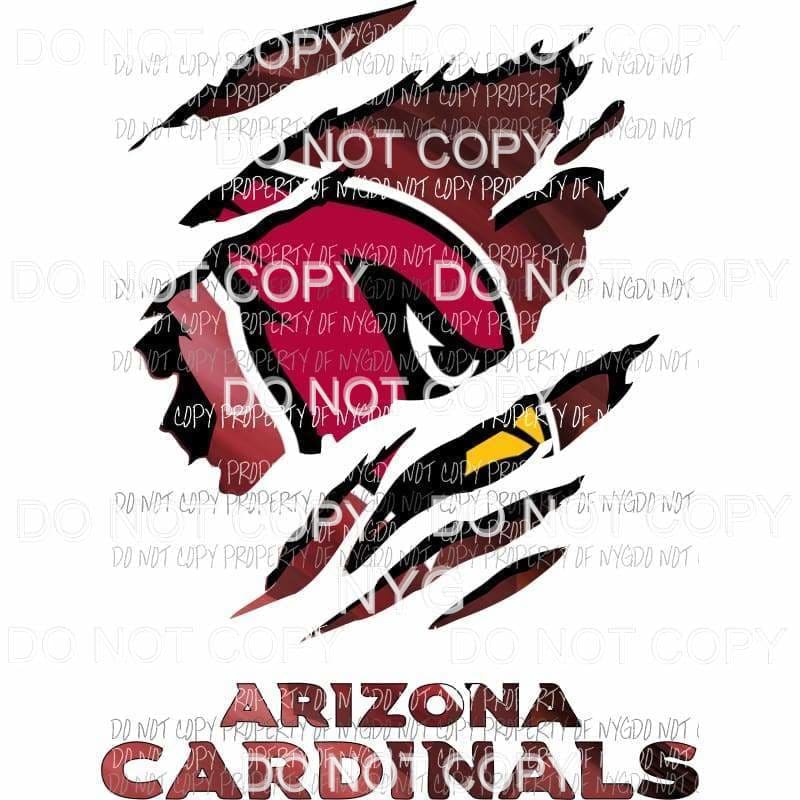 martodesigns - Arizona Cardinals ripped design Sublimation