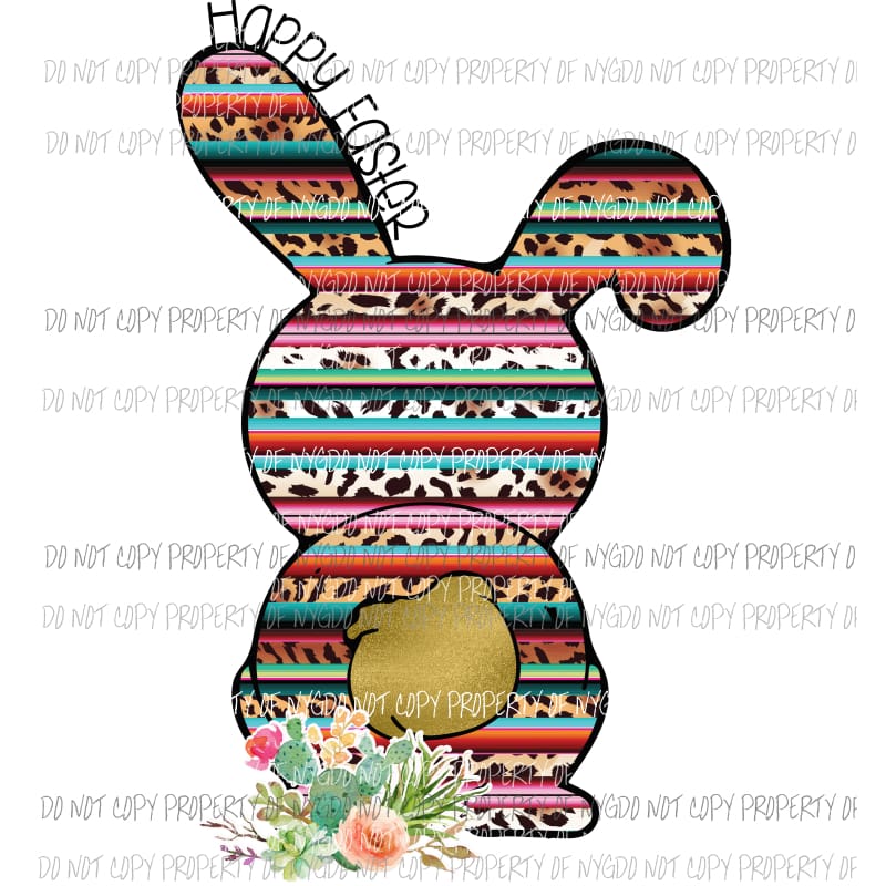 martodesigns - Aztec Easter Bunny Sublimation transfers