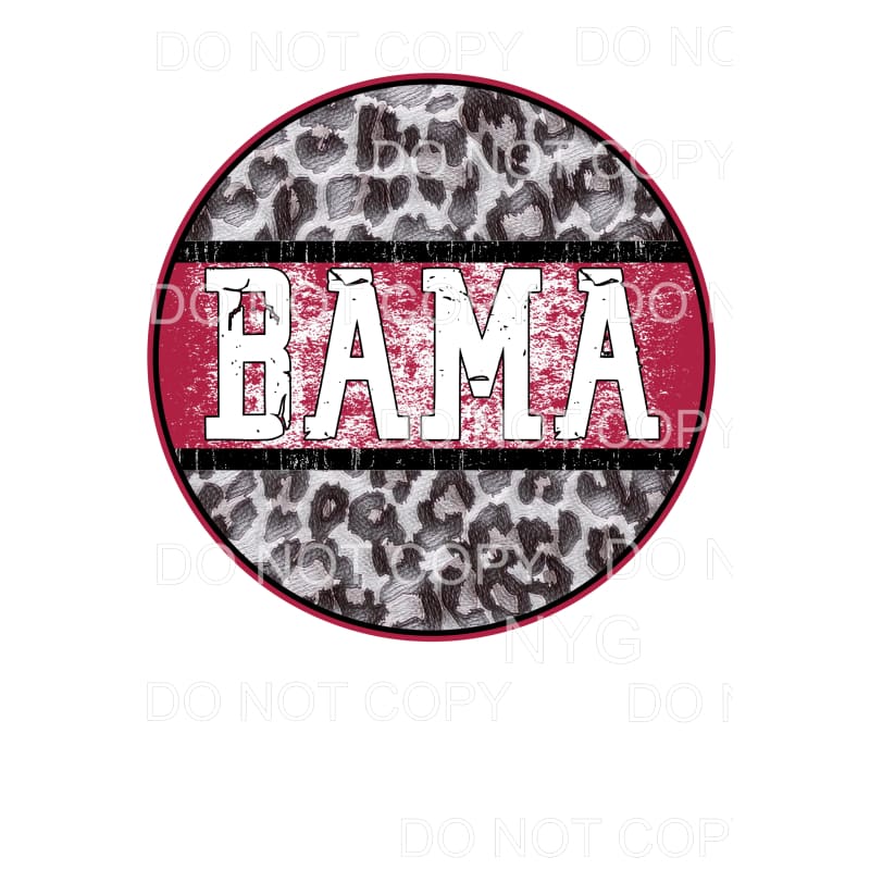 martodesigns - Bama Leopard Circle # 3 Sublimation transfers