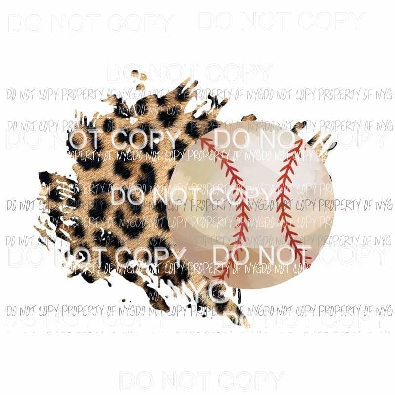 martodesigns - Baseball leopard background Sublimation