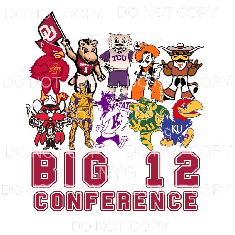 Big 12 Logo Teams