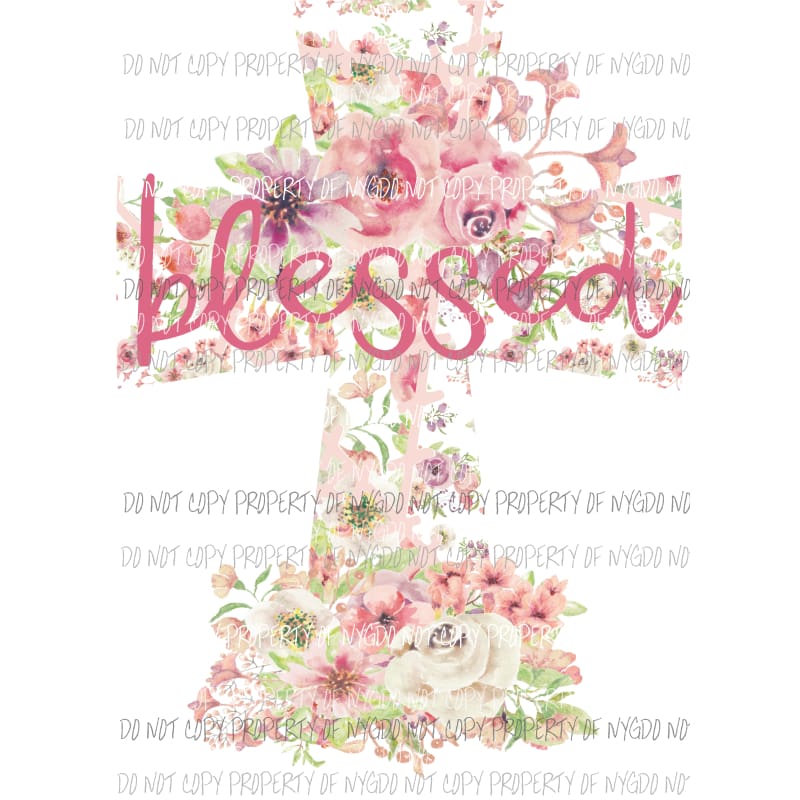 martodesigns - Blessed cross 3 Sublimation transfers