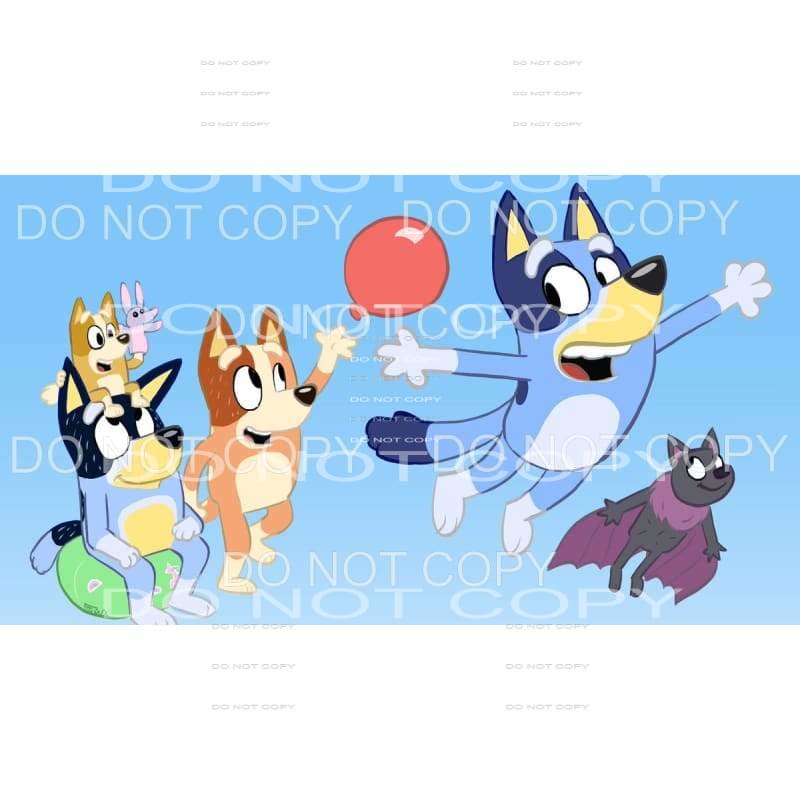 martodesigns - Bluey Cartoon Characters #150 Sublimation