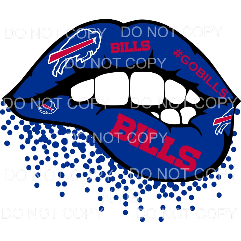 martodesigns - Buffalo Bills Lips Football Red Blue #1713
