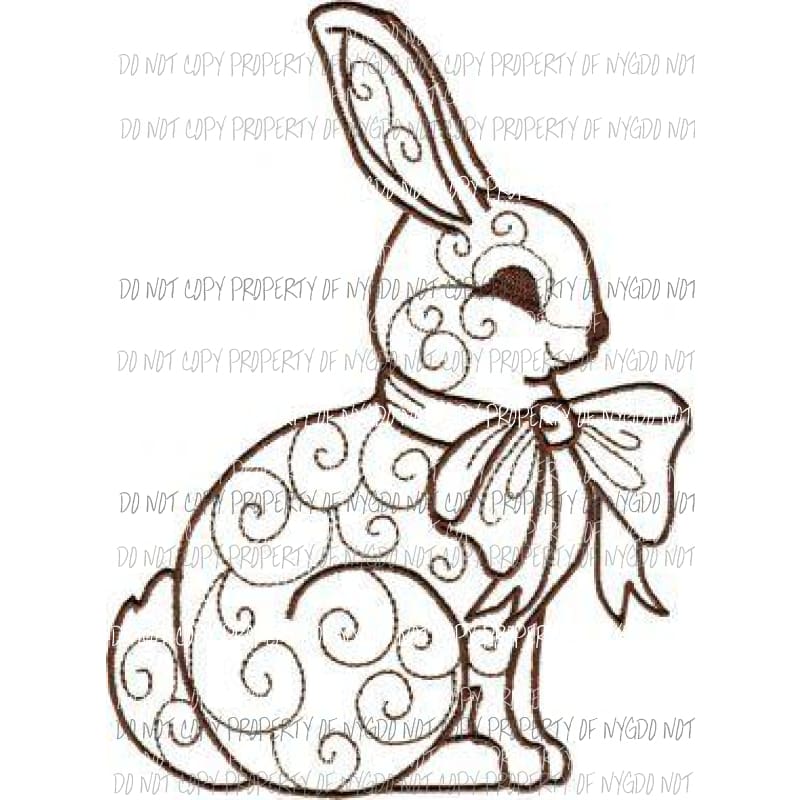 martodesigns - Bunny #8 Sublimation transfers